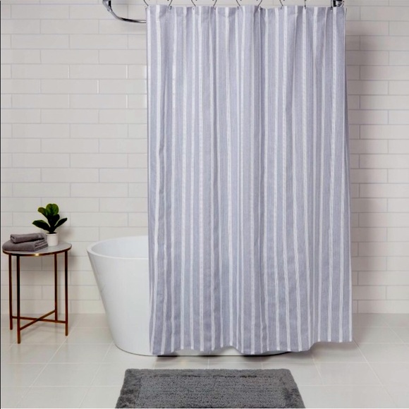 Threshold | Bath | Nwt Threshold Dyed Shower Curtain Blue | Poshmark